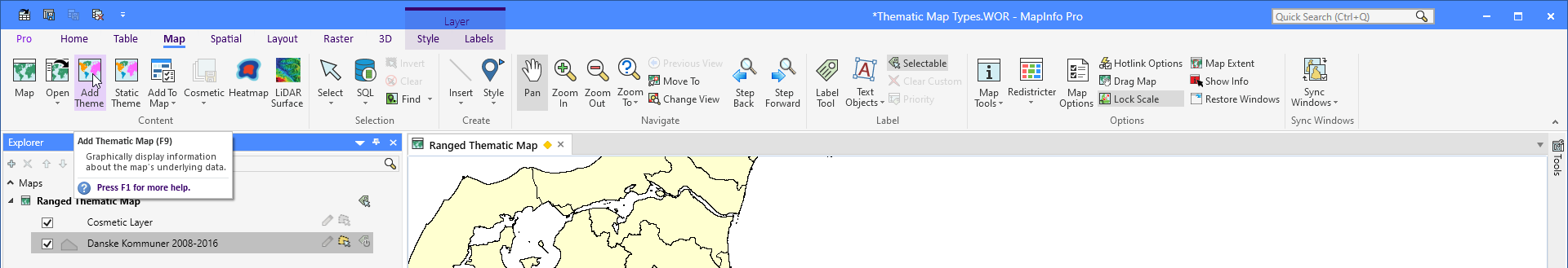 MapInfo Monday: Getting Started with Thematic Maps | MapInfo Pro