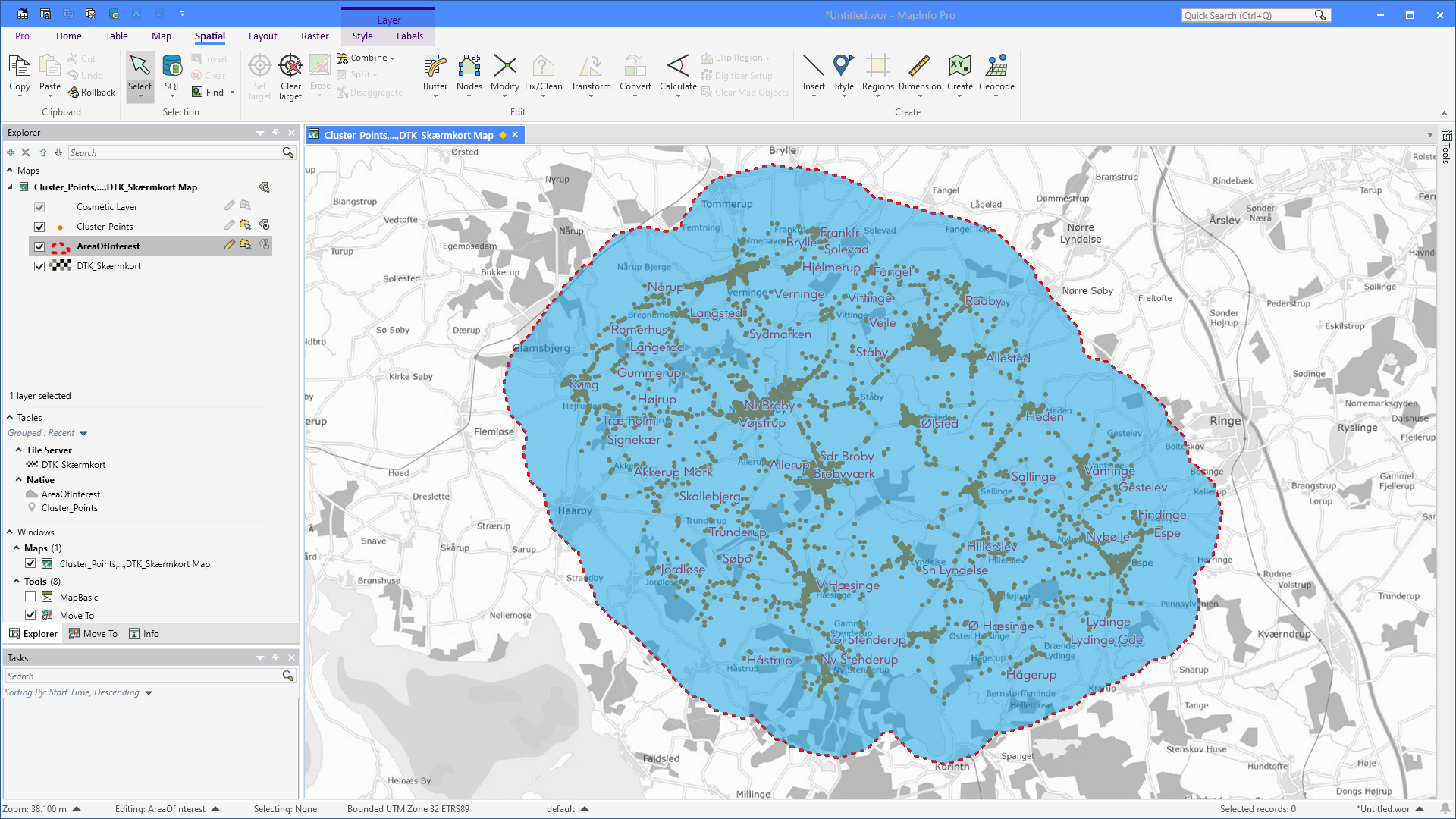 MapInfo Monday: Creating Cluster Polygons from Points | MapInfo Pro