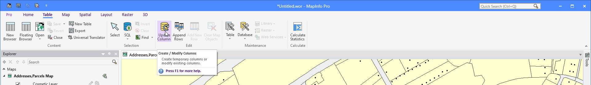 MapInfo Monday: Two Ways to Update a Table with Values from another ...
