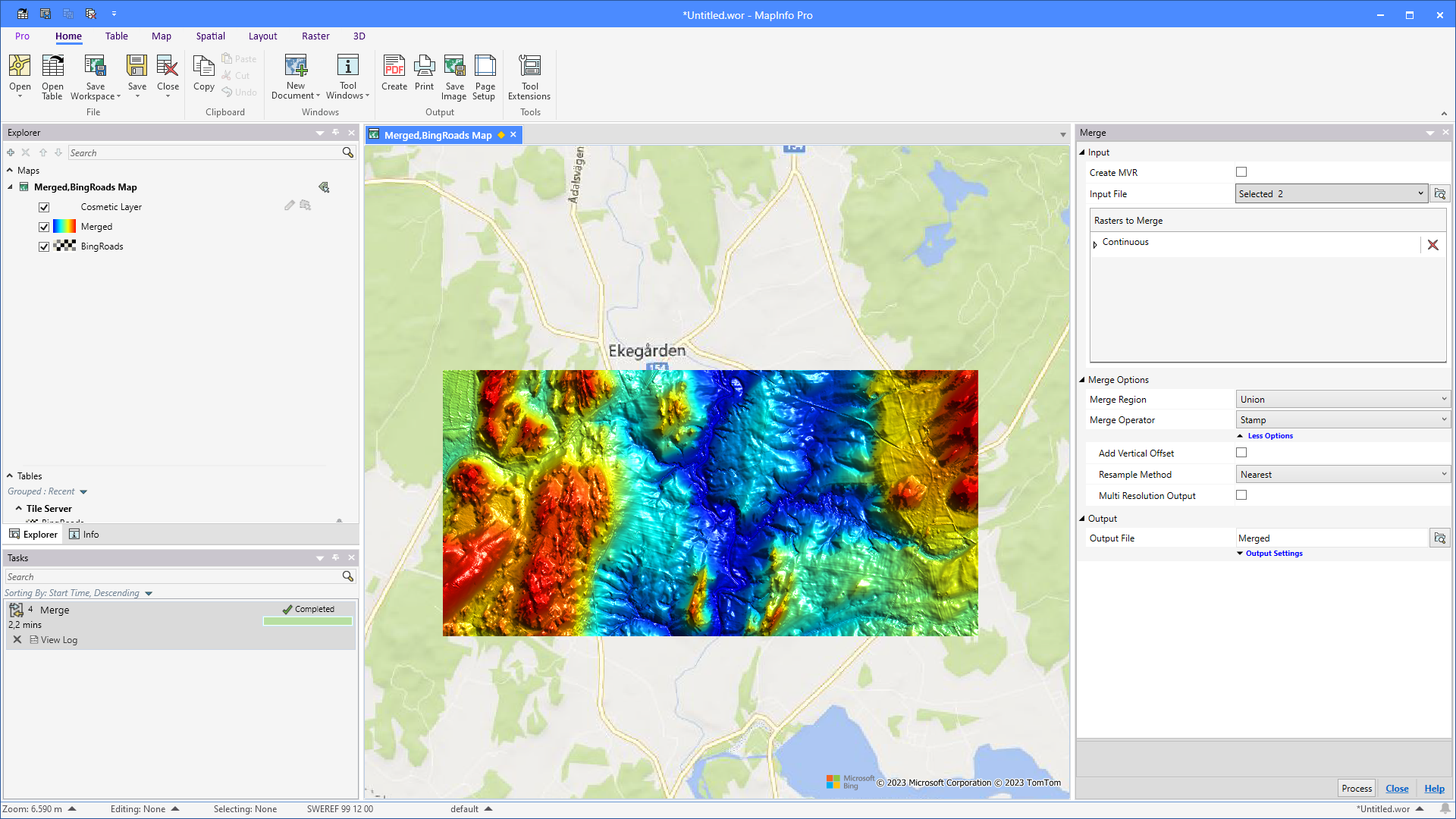 MapInfo Monday: Creating Single MRR from 236 XYZ Grid Files | MapInfo Pro