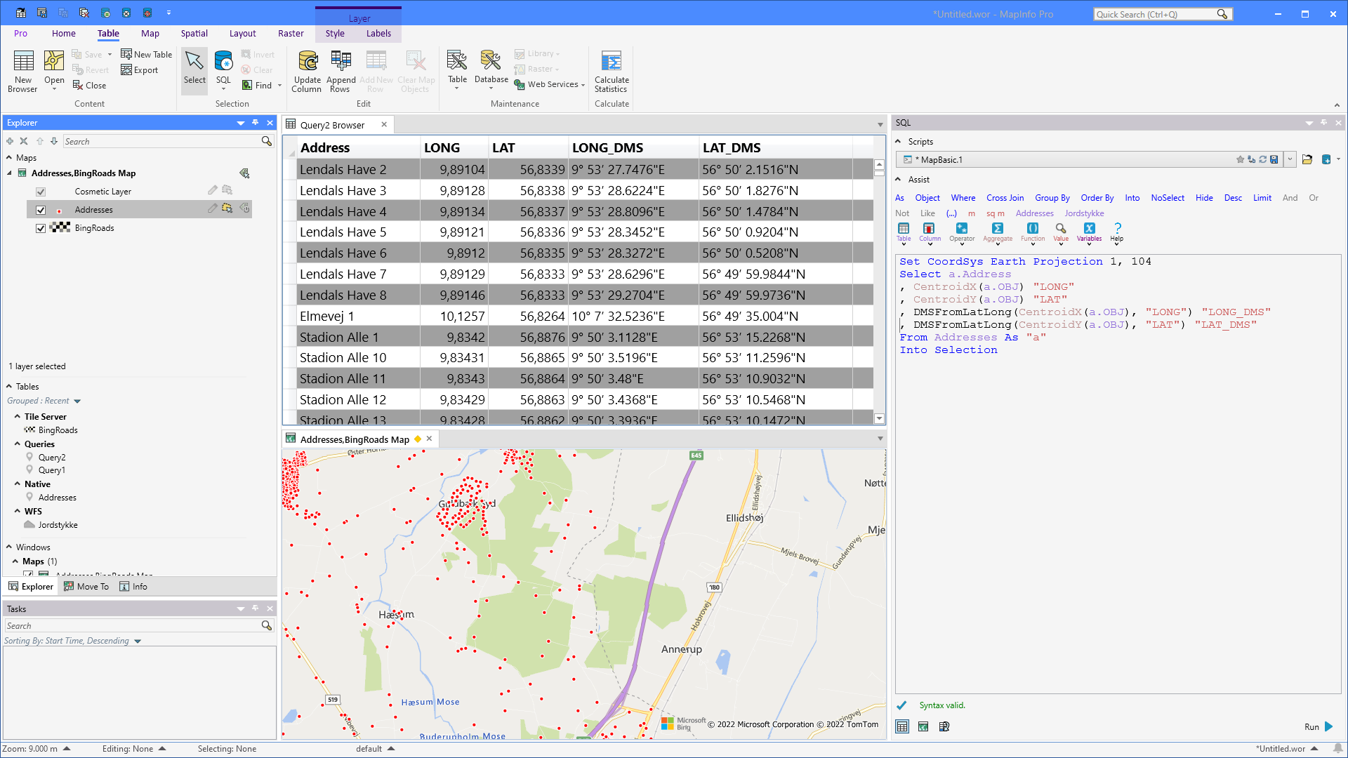 MapInfo Monday: Five Basic Spatial SQL Select Statements | MapInfo Pro