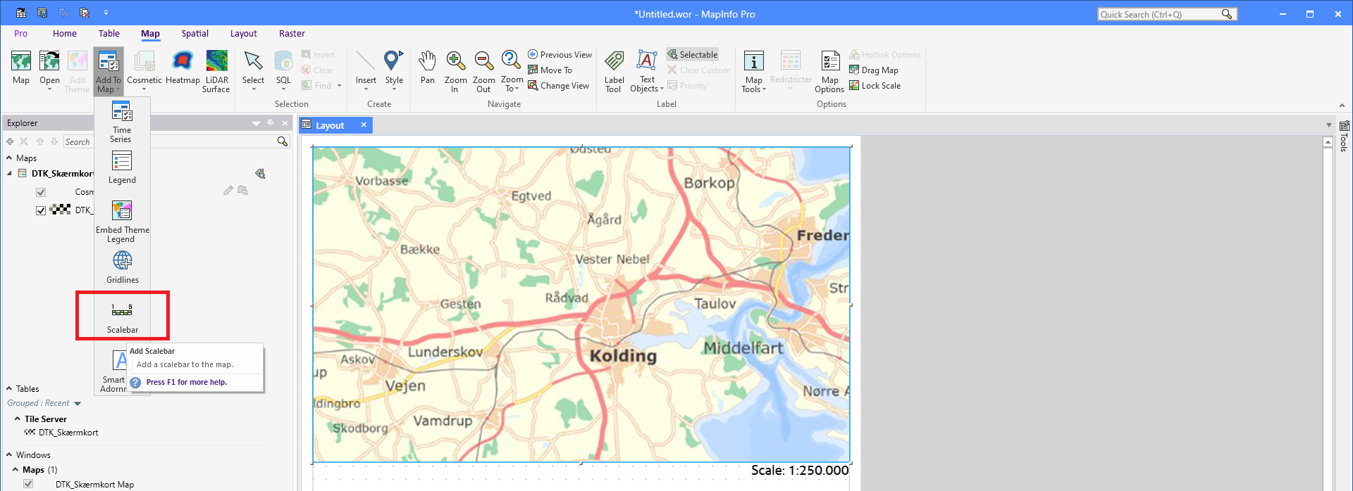 MapInfo Monday: 3 Scalebars for your Layout | MapInfo Pro