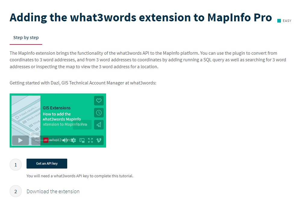 MapInfo Monday: What3words feature to update a table with the W3W ...