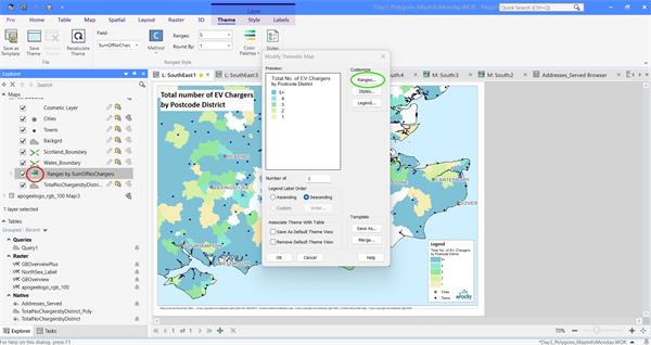 MapInfo Monday: Thematic Map with Different Ranges | MapInfo Pro