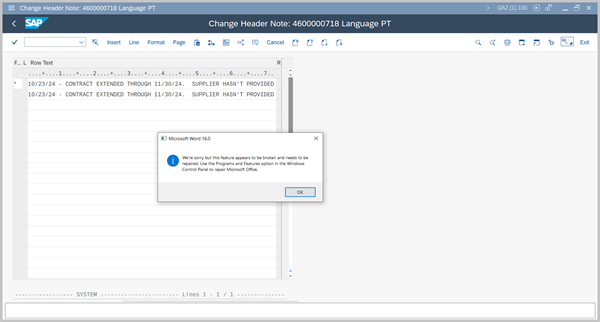 Workaround for MS Word pop-up? | Automate