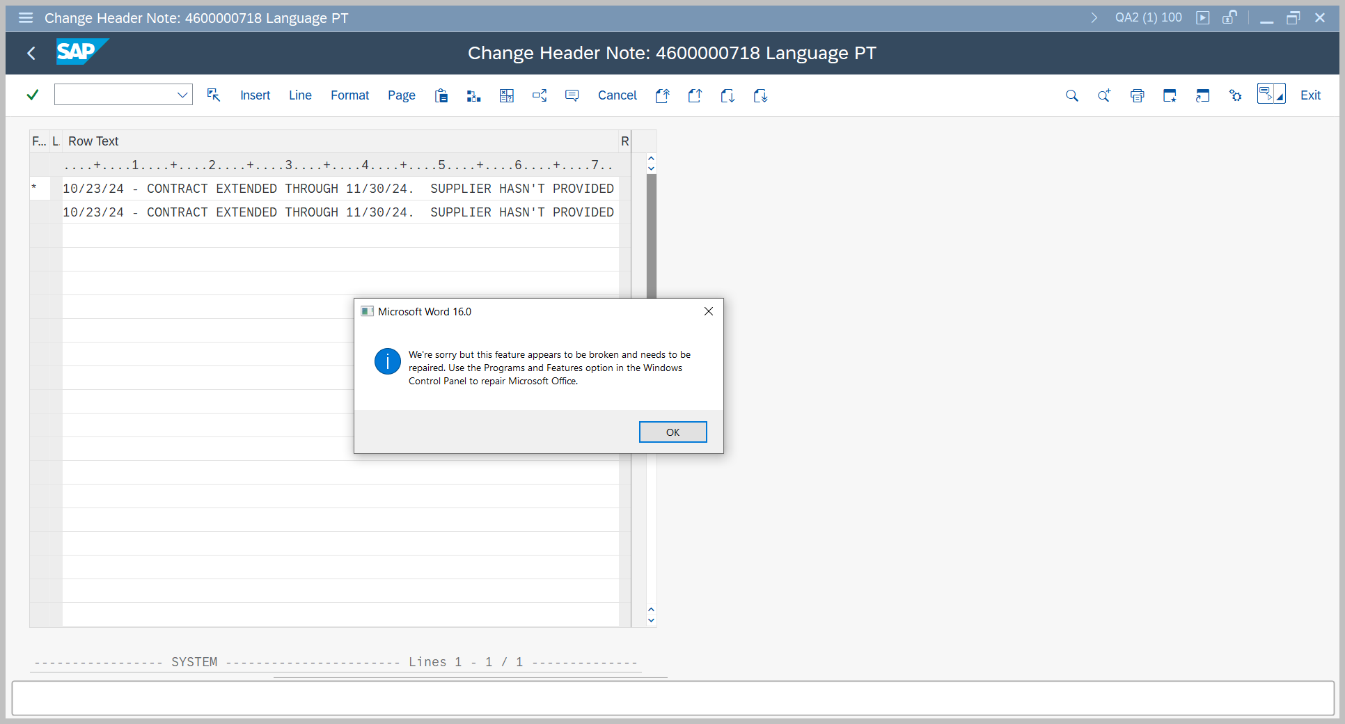 Workaround for MS Word pop-up? | Automate