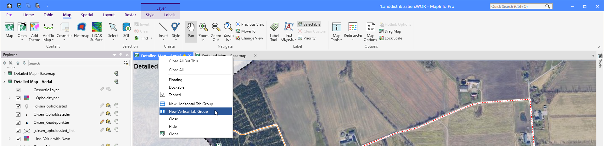 MapInfo Monday: Having Map Windows side by side | MapInfo Pro
