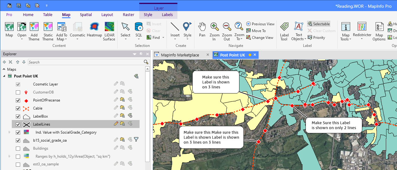 How to make good looking map labels? | MapInfo Pro