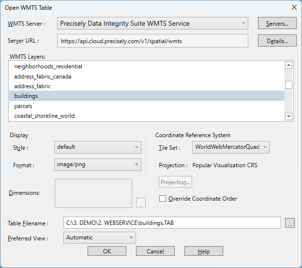 MapInfo Monday: Adding Precisely Data as Backdrop Map | MapInfo Pro