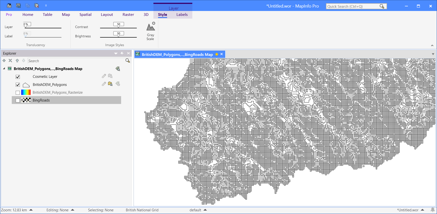 MapInfo Monday: Creating and Visualizing Raster Data | MapInfo Pro