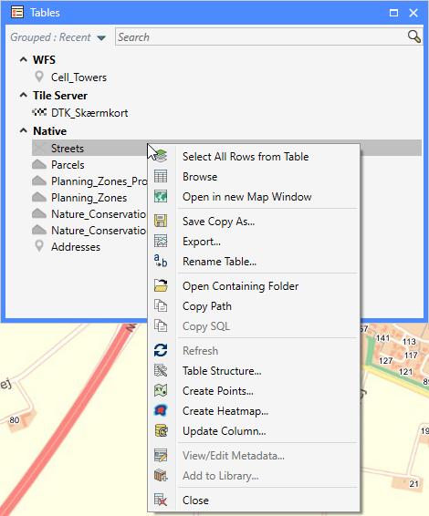 MapInfo Monday: Table List | MapInfo Pro