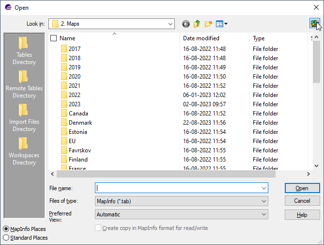 MapInfo Monday: Connect to a Internet Data Source with MapInfo Pro ...