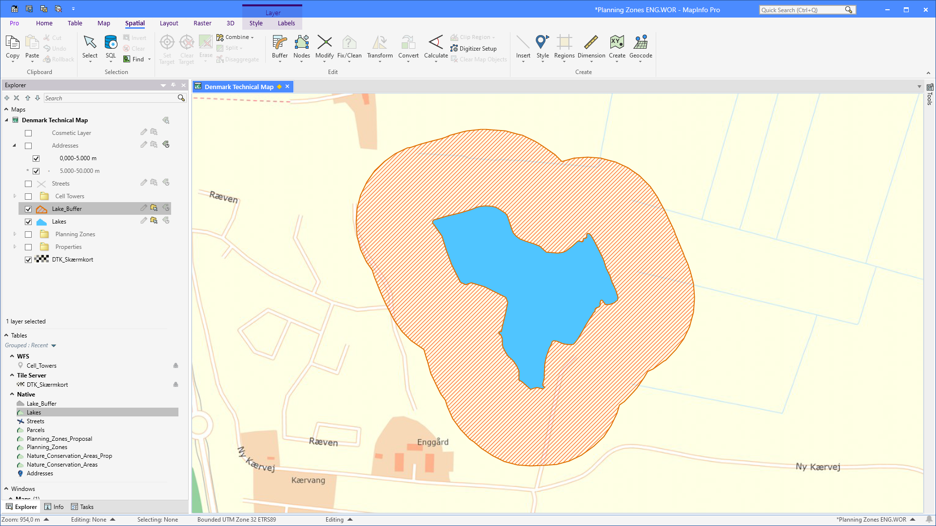 MapInfo Monday: Creating Outside Buffers on Polygons | MapInfo Pro