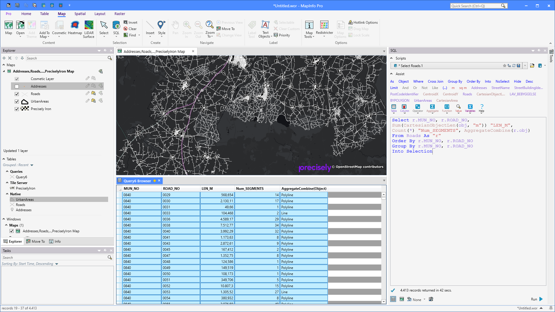 MapInfo Monday: Five Basic Spatial SQL Select Statements | MapInfo Pro