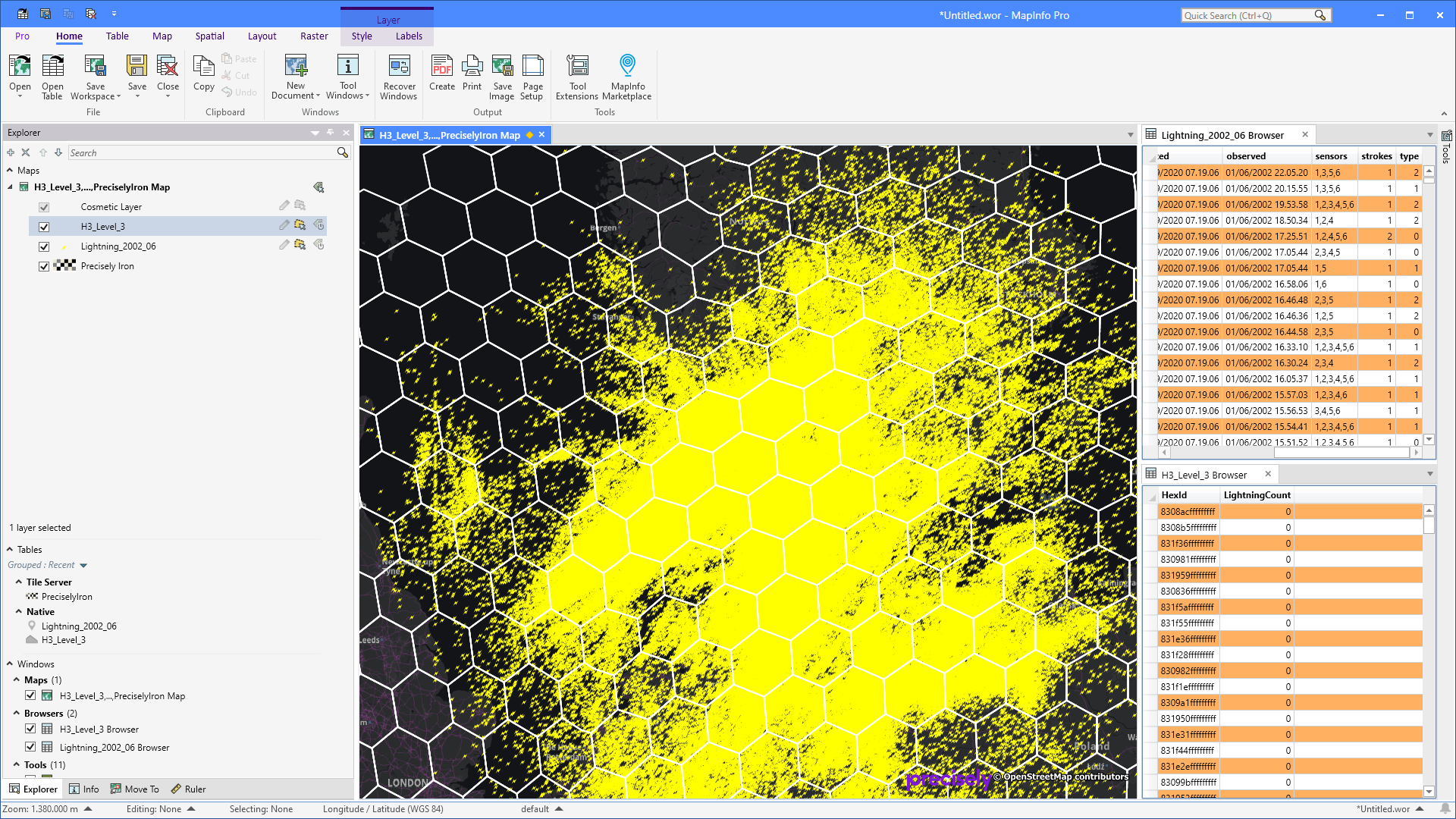 MapInfo Monday: Time Series Showing Number of Points inside Polygons ...