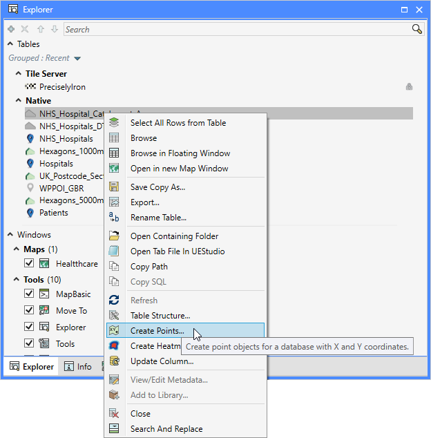 MapBasic Monday: Interacting with the Table List | MapInfo Pro