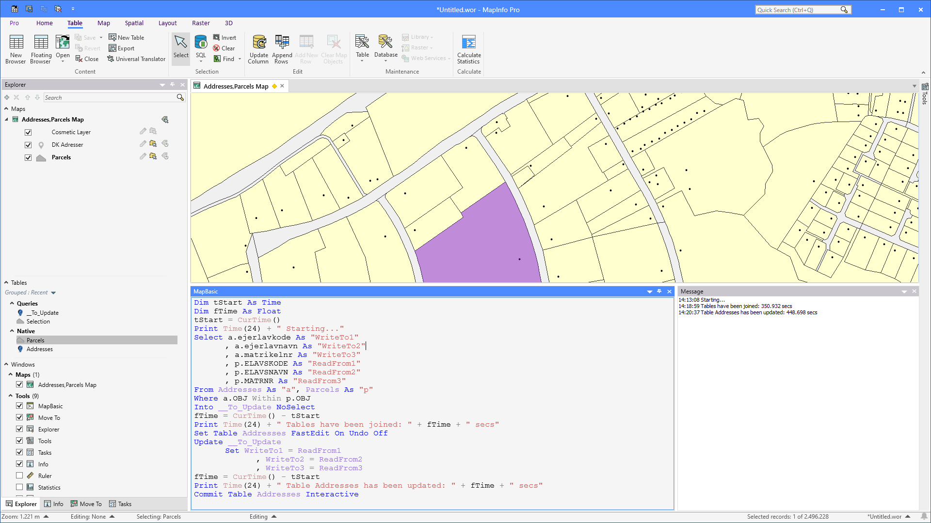 MapInfo Monday: Two Ways to Update a Table with Values from another ...