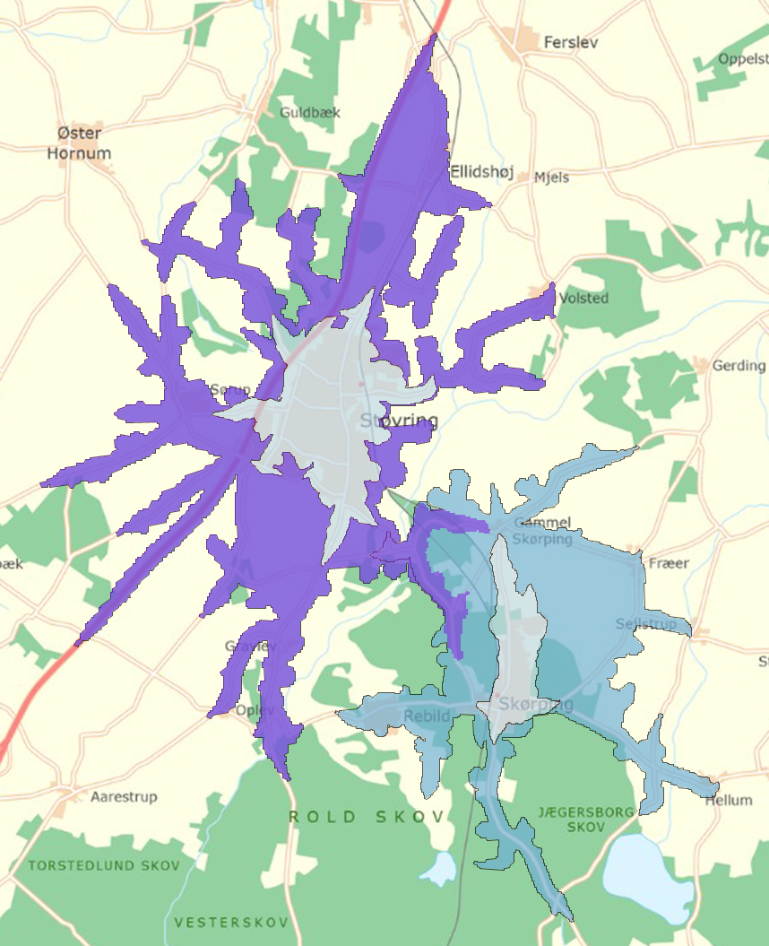 Mapinfo Drivetime tool overlapping region not working as intended ...