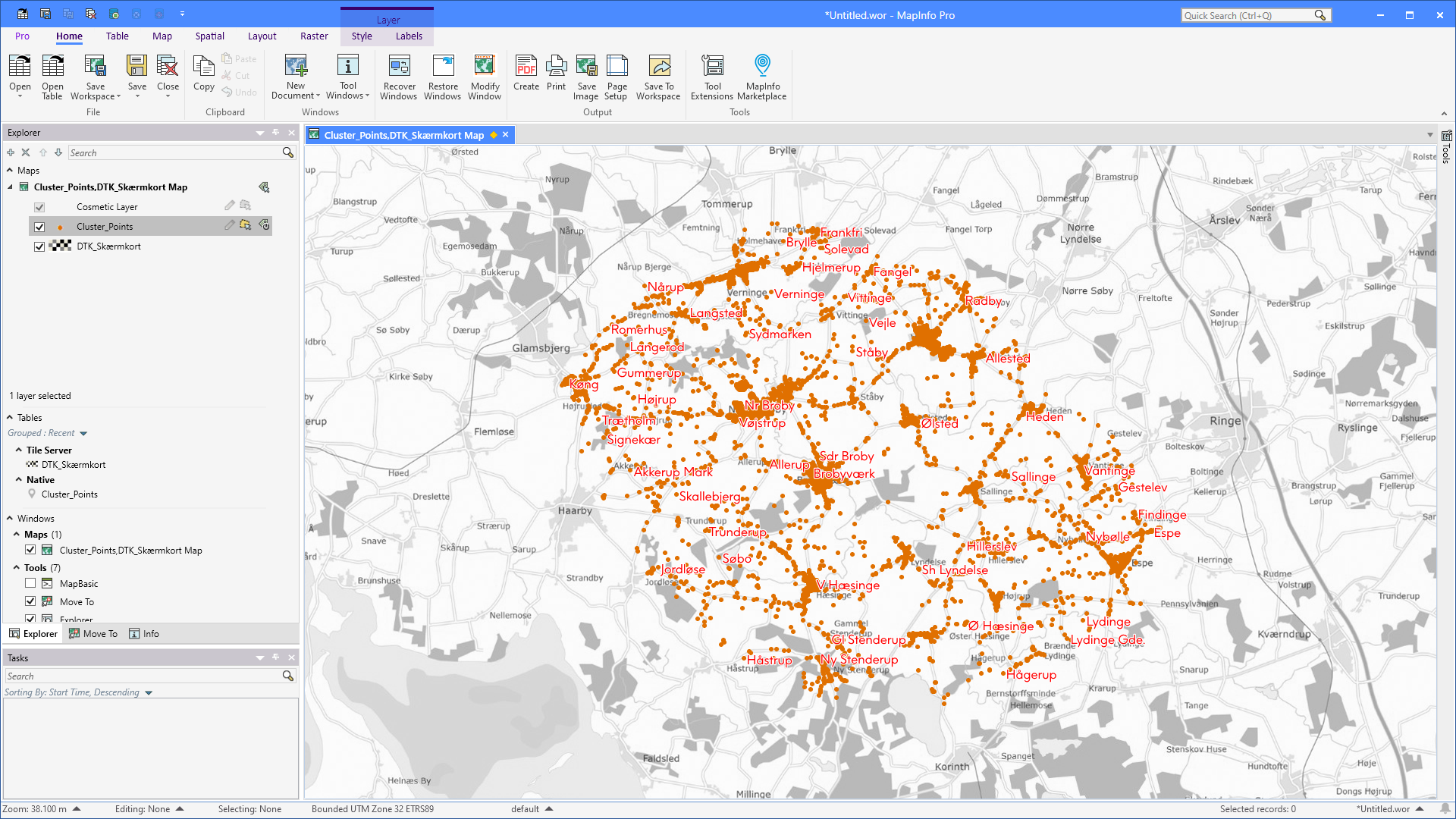 MapInfo Monday: Creating Cluster Polygons from Points | MapInfo Pro