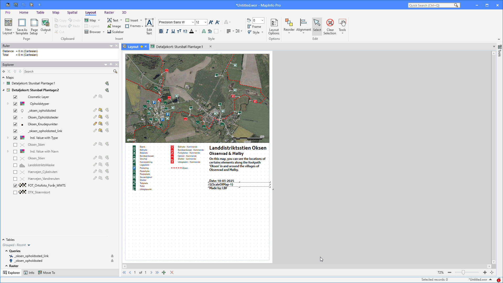 MapInfo Monday: Editing Text in the Layout Window | MapInfo Pro