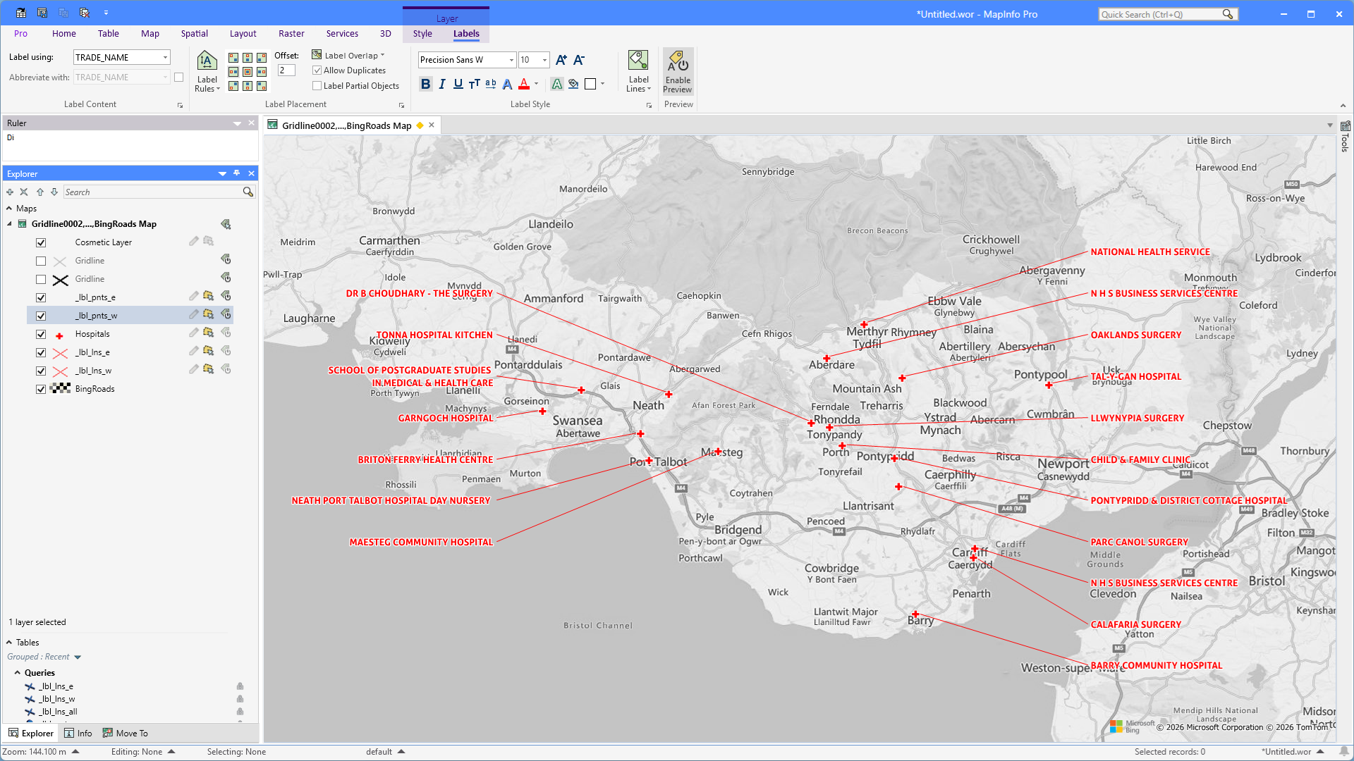 MapInfo Monday: Offset Labels to the left and right | MapInfo Pro