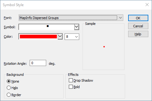 MapInfo Monday: MapInfo Dispersed Groups Font | MapInfo Pro