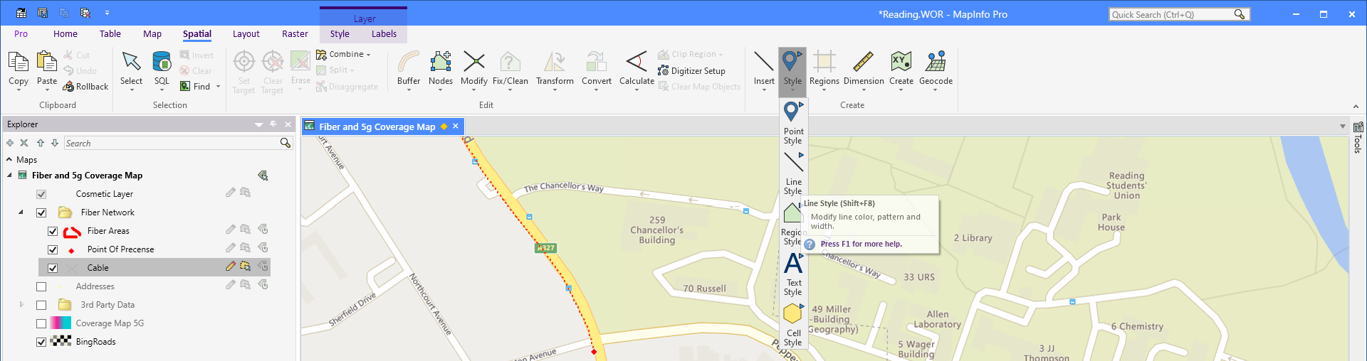 MapInfo Monday: Setting Styles for New Features | MapInfo Pro