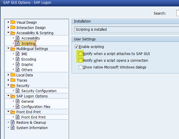 User is having issues whenever they try to run a transaction Script ...