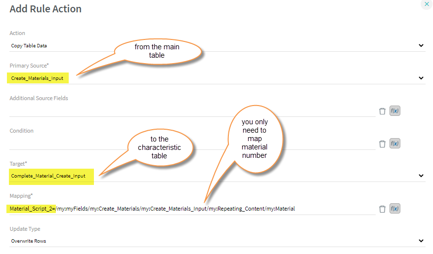 Repeating Table copying data in new rows | Automate