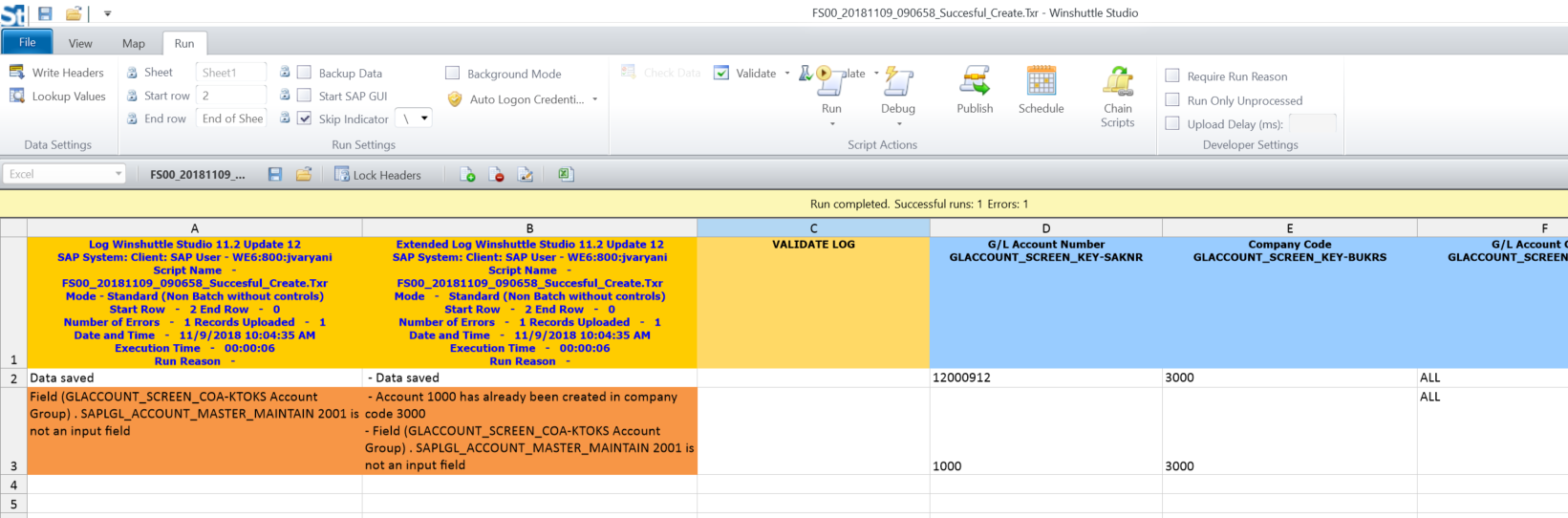 FS00 - GL Account Creation | Automate