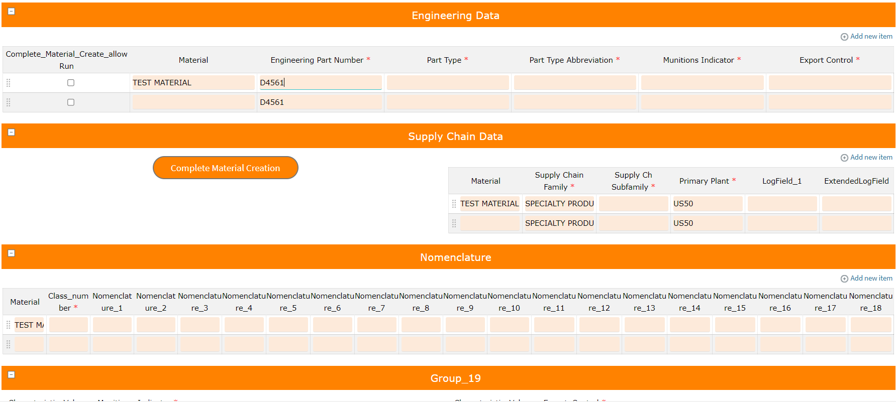 Repeating Table copying data in new rows | Automate