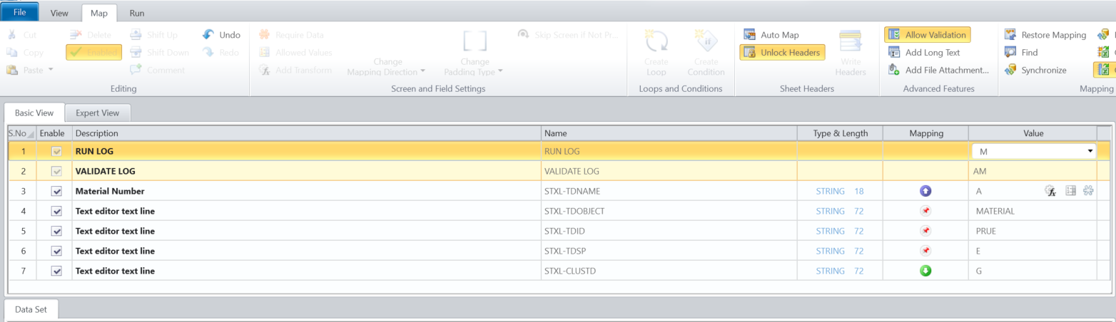 MM02_INSPECTION_TEXT issue | Automate