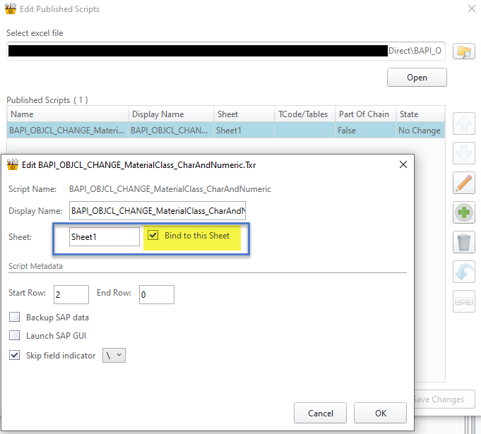 How to Force Runner user to execute the script from the proper sheet of the workbook | Automate