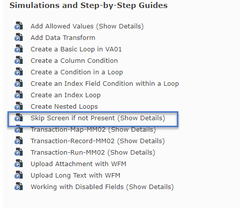 No batch input data for screen SAPLAMDP 0100 | Automate