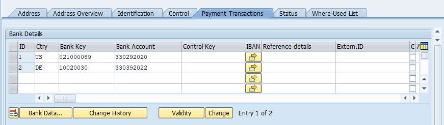 Delete specific Bank Information from BP Tcode | Automate