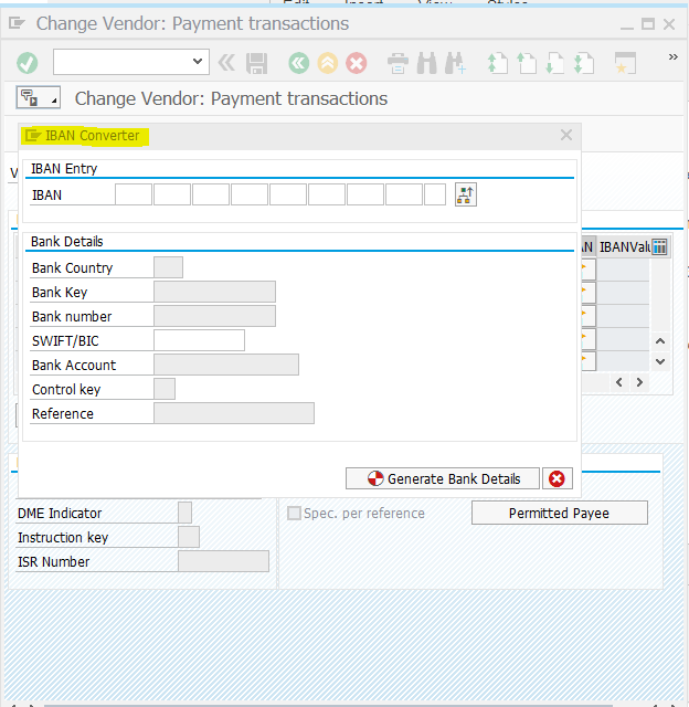 FK01 - Vendor creation with IBAN | Automate