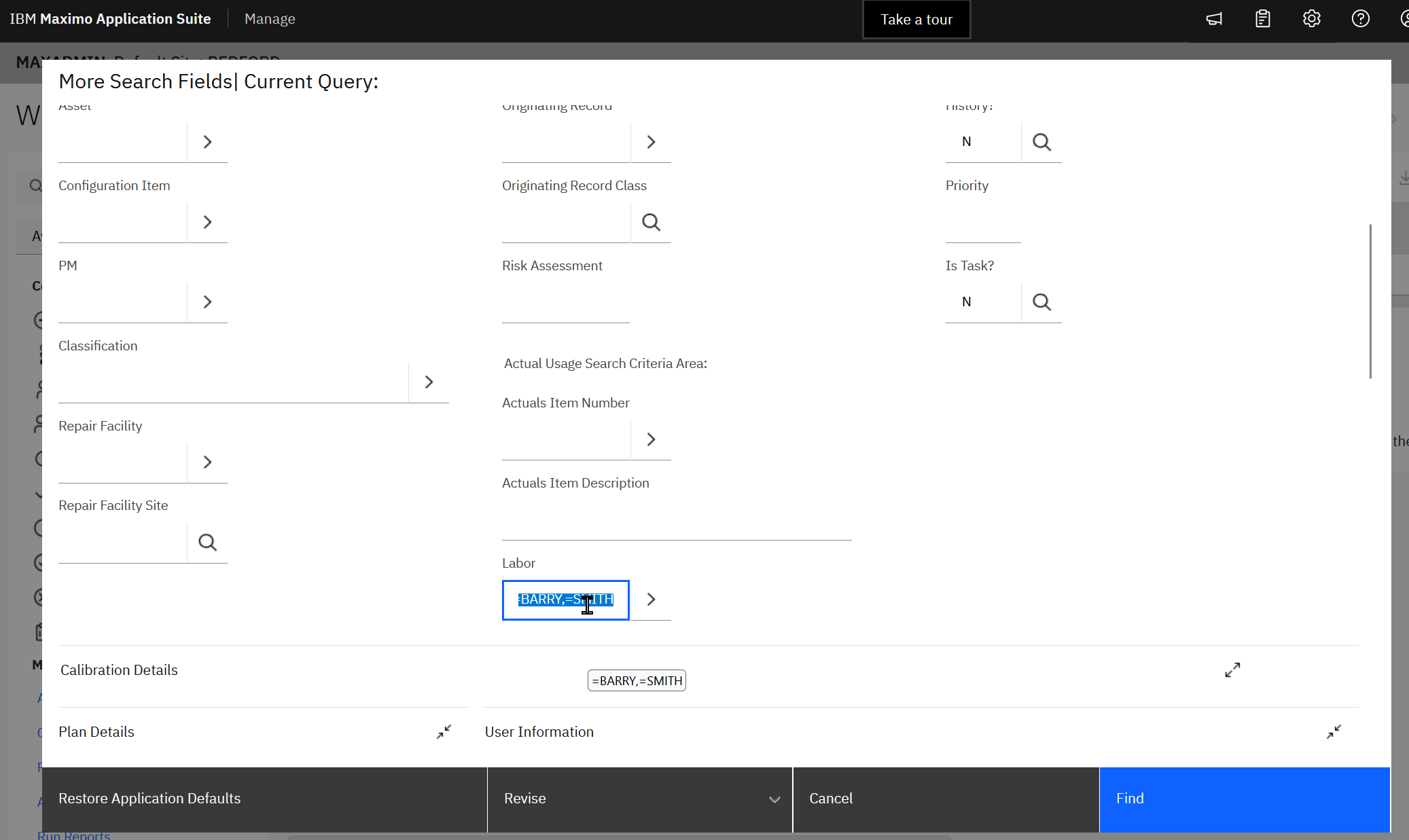 Workorder list by external | Maximo Open Forum