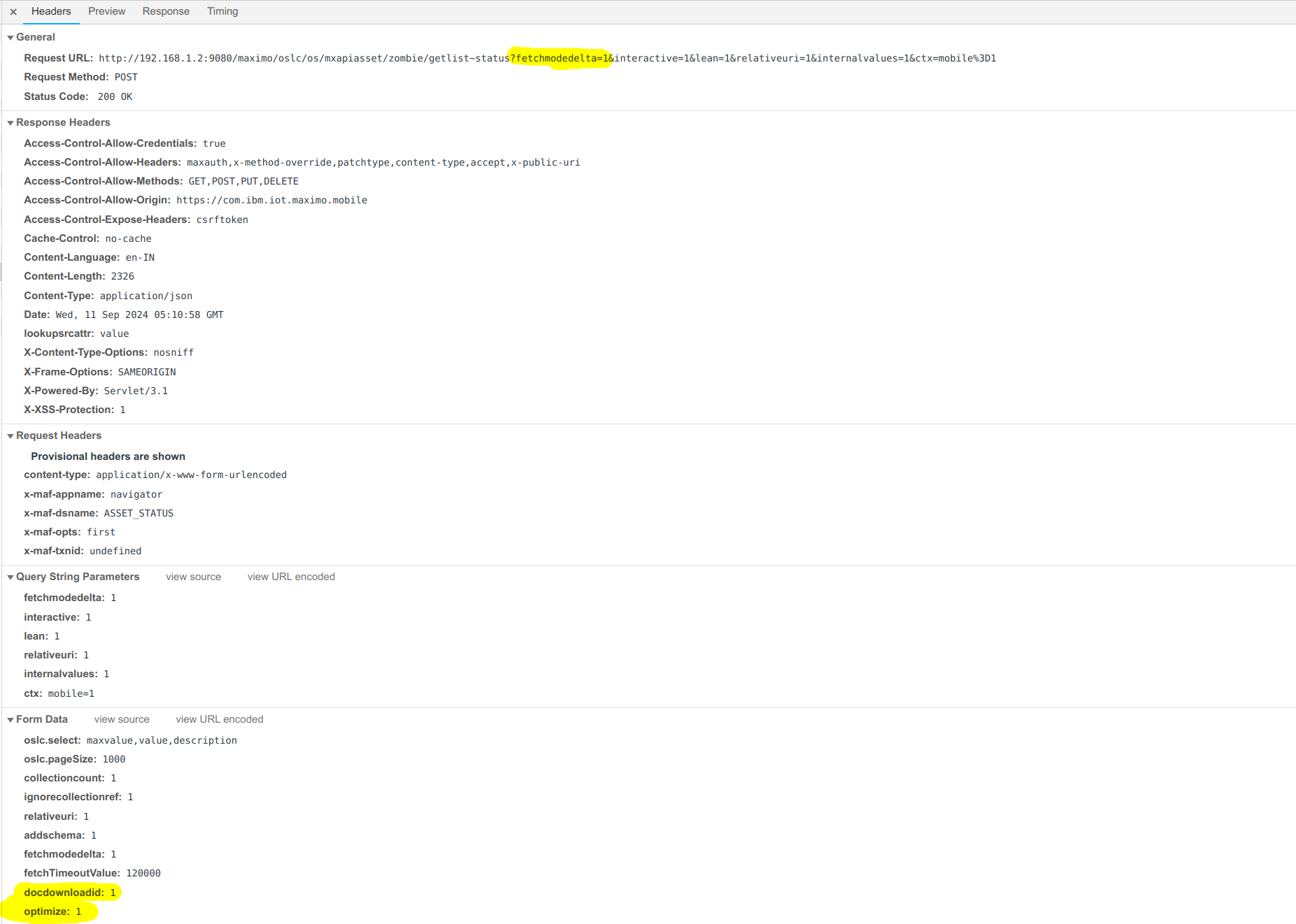 Query regardging Maximo Mobile API | Maximo Open Forum
