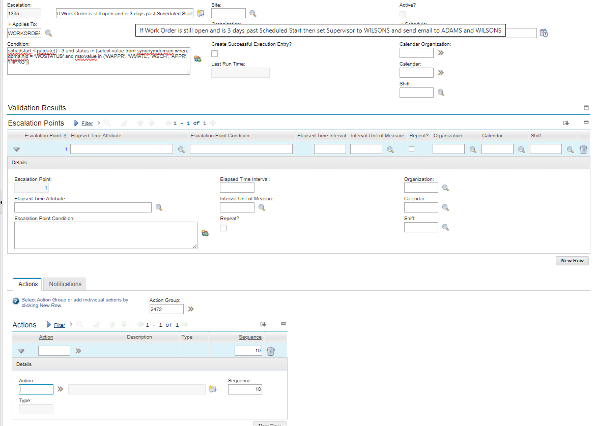 Reassign Supervisor In Wo By Using Escalation Application Maximo Open