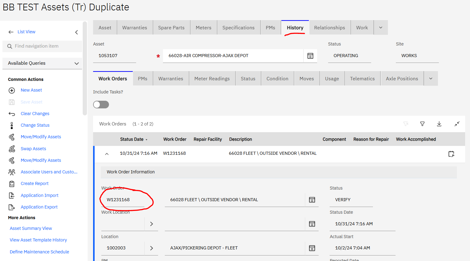 Adding a "Go to application" to a control item | Maximo Open Forum