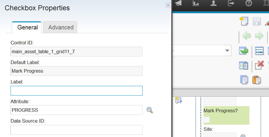 Checkbox control, How to remove the question mark from the label | Maximo Open Forum
