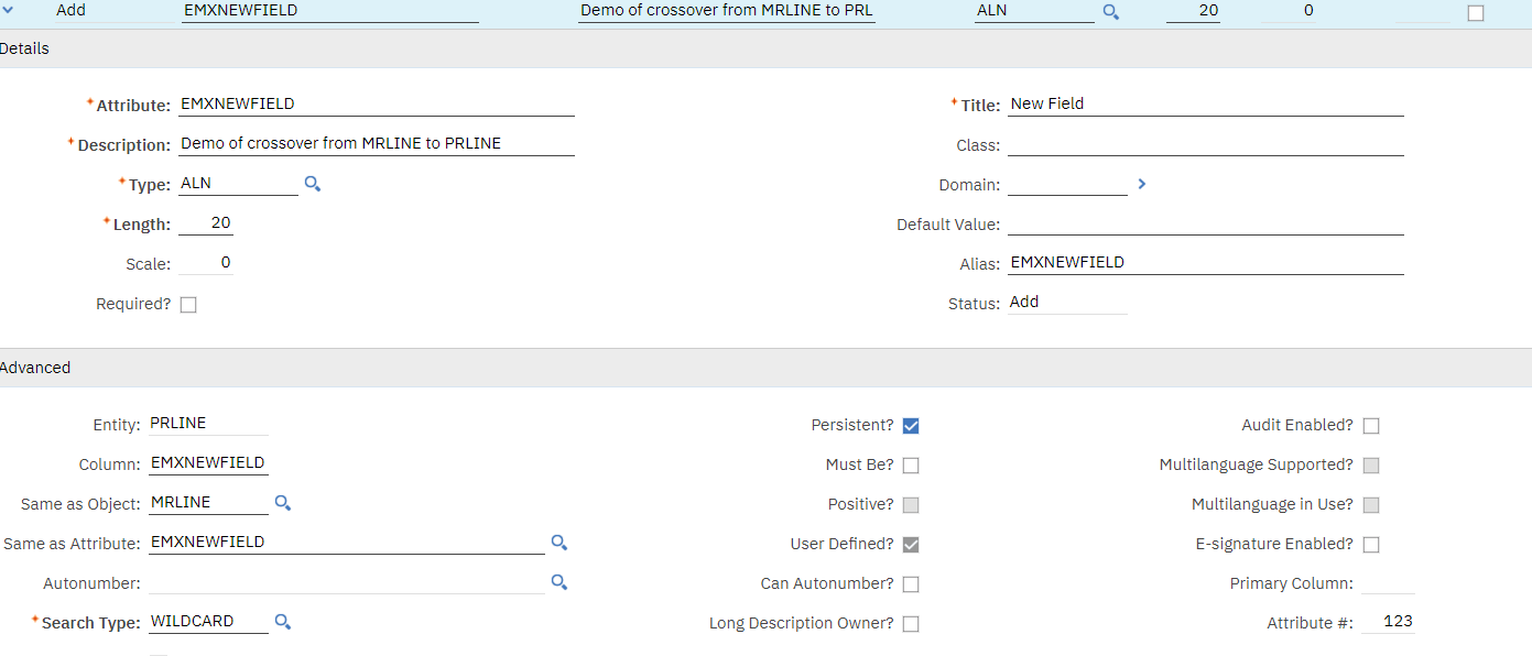 Database configuration Application designer and domains | Maximo Open Forum