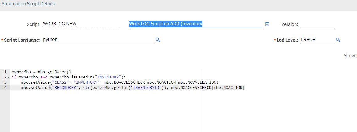Add Work Log Functionality to other Maximo Objects | Maximo Open Forum