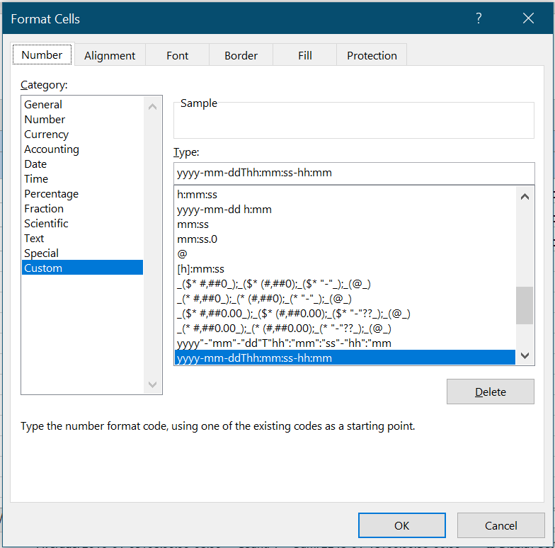 Upload Format Date/Time | MxLoader