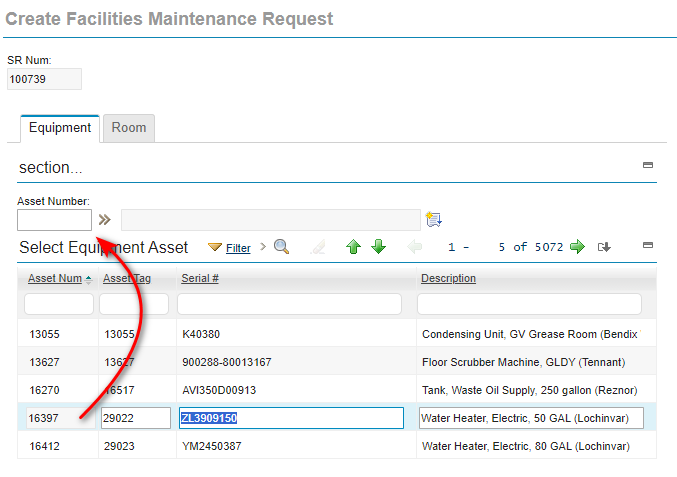 App Designer - Using a table as an input selector. | Maximo Open Forum