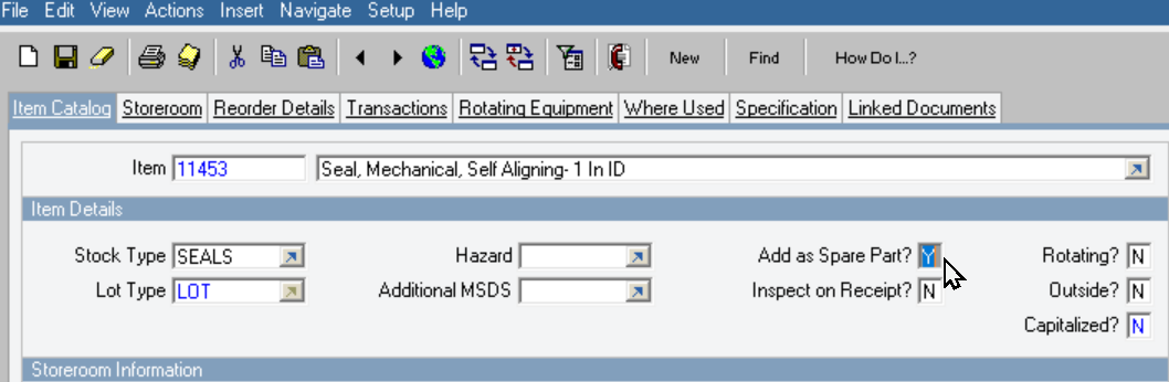 Spare Parts and Spare Part Auto Add in Maximo | Maximo Open Forum