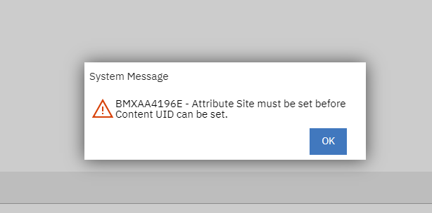 Error while using extended drilldown hierarchy system feature in maximo ...