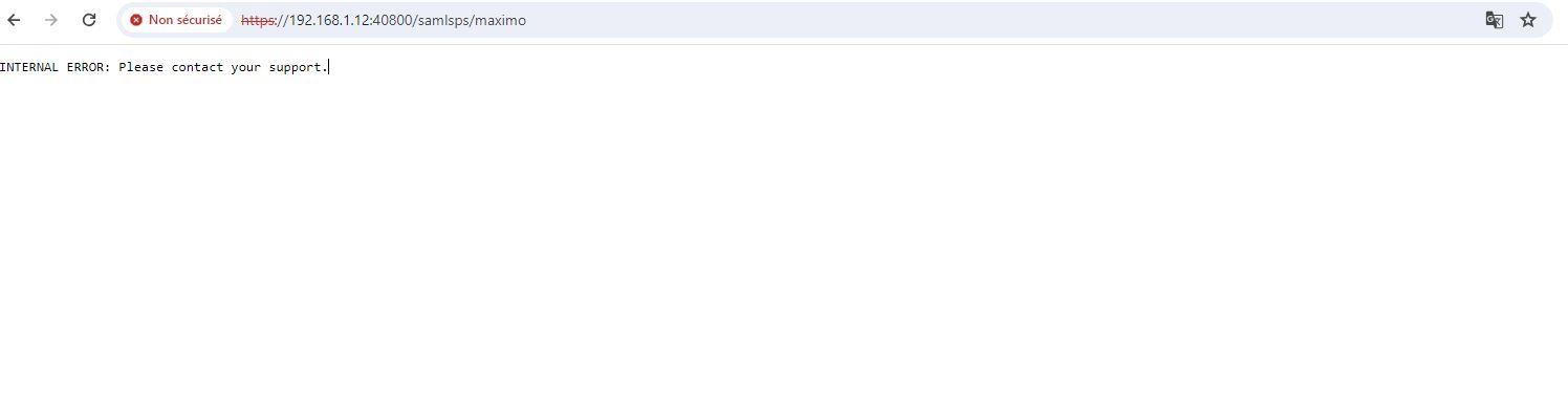 Maximo 7.6.1.3 Integration with Microsoft Azure SSO Using SAML Protocol | Maximo Open Forum