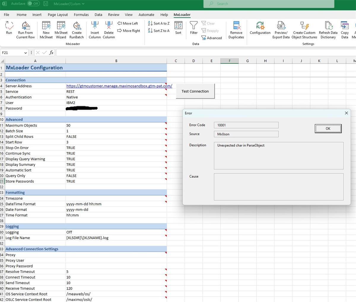 Connecting MxLoader to MAS | MxLoader