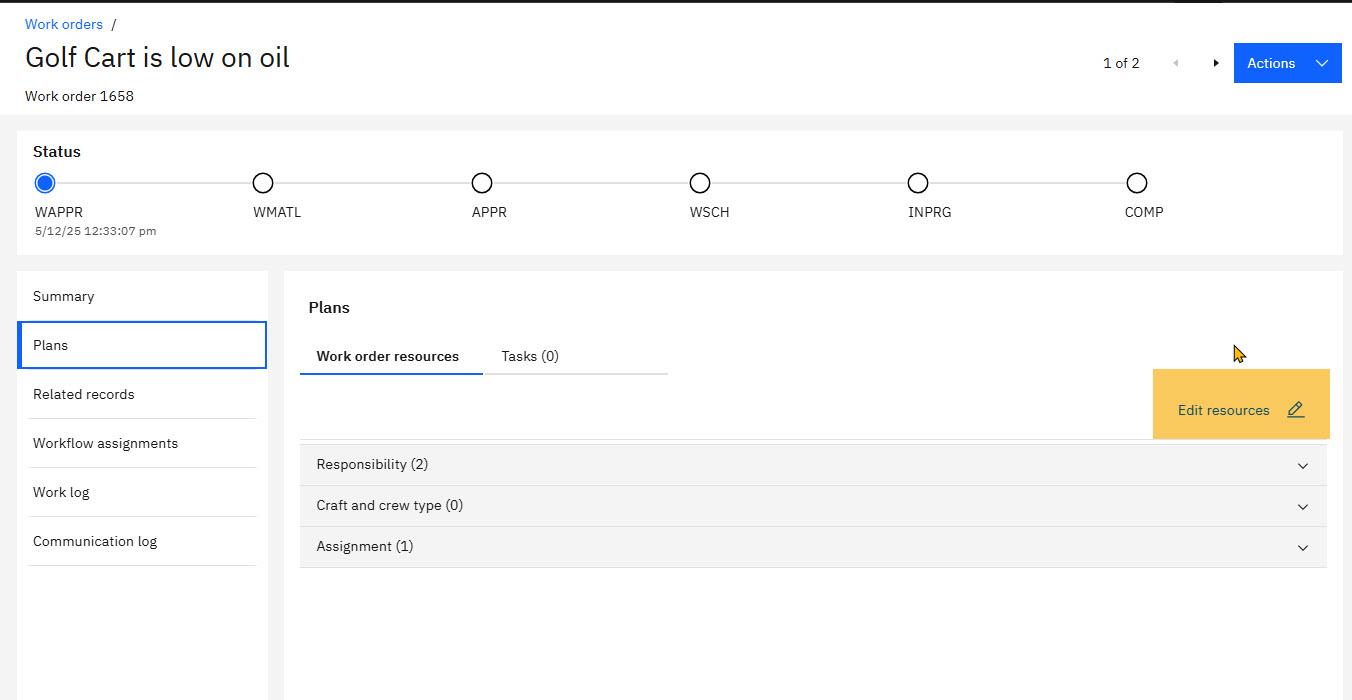 Assign work orders using Maximo Mobile? | Maximo Open Forum